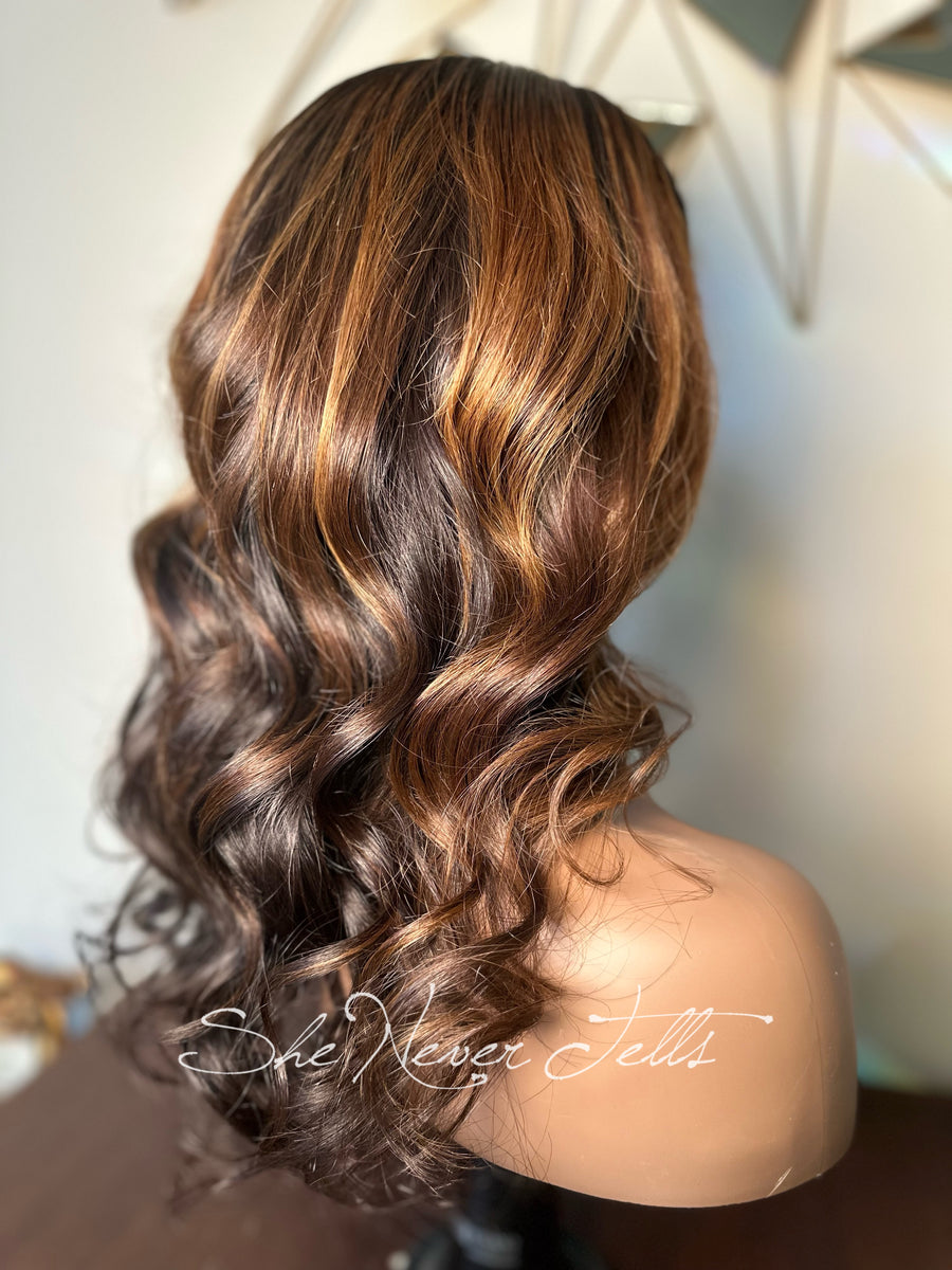 “Summer” | Custom Color Lace Top Wig – She Never Tells
